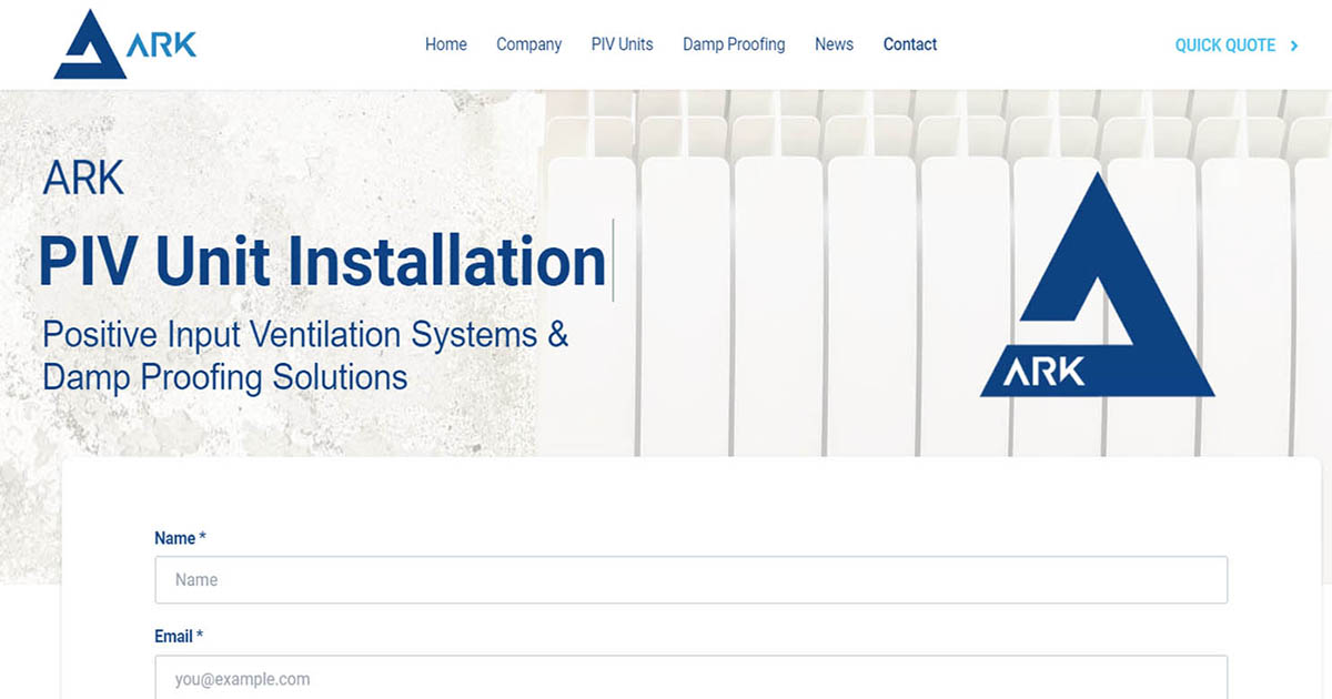 Get In Touch - ARK Positive Input Ventilation Systems & Damp Proofing ...